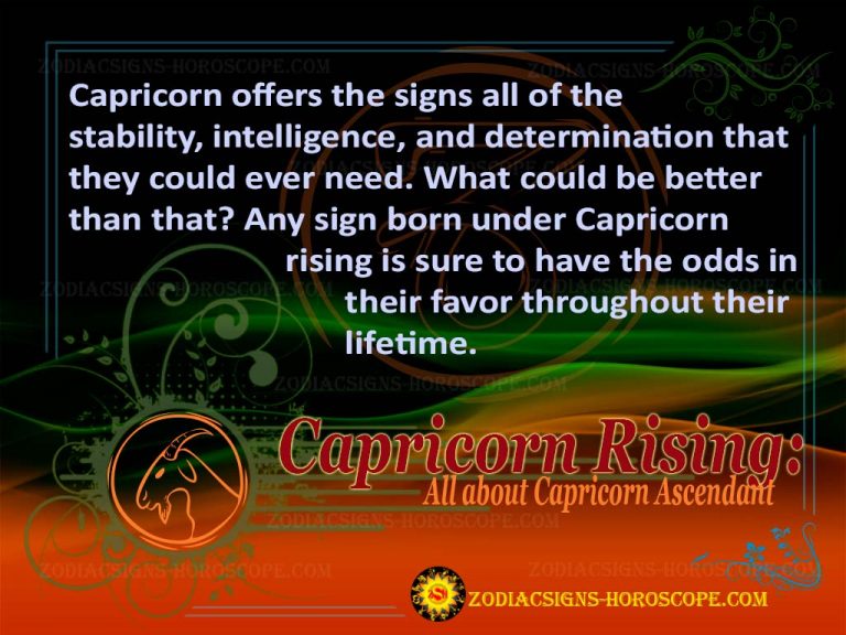 Capricorn Rising: Personality Traits of Capricorn Ascendant | Rising Signs