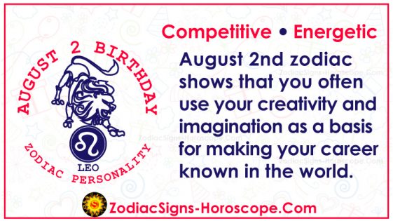 August 2 Zodiac (Leo) Horoscope Birthday Personality and Lucky Things