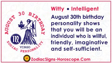 30 de agosto Zodiaco (Virgo) Horóscopo Cumpleaños Personalidad y cosas ...