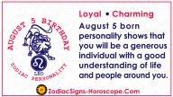 August 5 Zodiac (Leo) Horoscope Birthday Personality and Lucky Things | ZSH