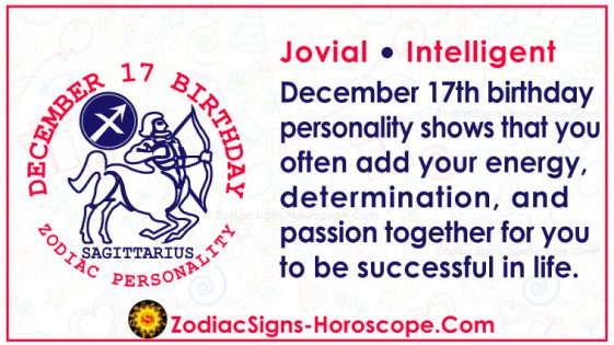 17 de diciembre Zodiaco (Sagitario) Horóscopo Cumpleaños Personalidad y ...