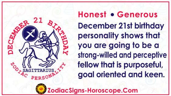 21 décembre Zodiaque (Sagittaire) Horoscope Anniversaire Personnalité ...