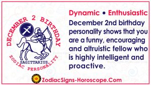 December 2 Zodiac (Sagittarius) Horoscope Birthday Personality and ...