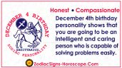 December 4 Zodiac (Sagittarius) Horoscope Birthday Personality and ...