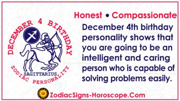 December 4 Zodiac (Sagittarius) Horoscope Birthday Personality and ...