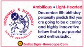 December 5 Zodiac (Sagittarius) Horoscope Birthday Personality and ...