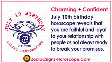 July 10 Zodiac (Cancer) Horoscope Birthday Personality and Lucky Things ...