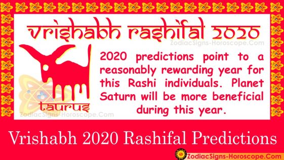 Vrishabh Rashifal 2020 – Vrishabh Rashi 2020 Horoscope Vedic Astrology
