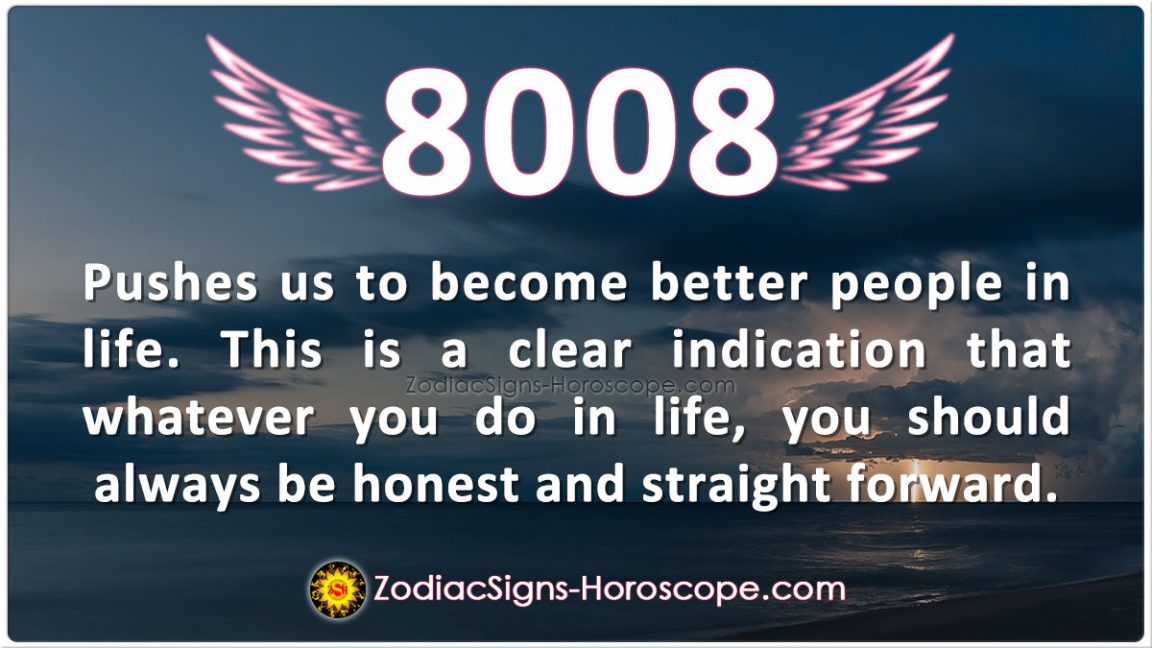 Numéro angélique 8008 : Soyez reconnaissant pour les bénédictions ...