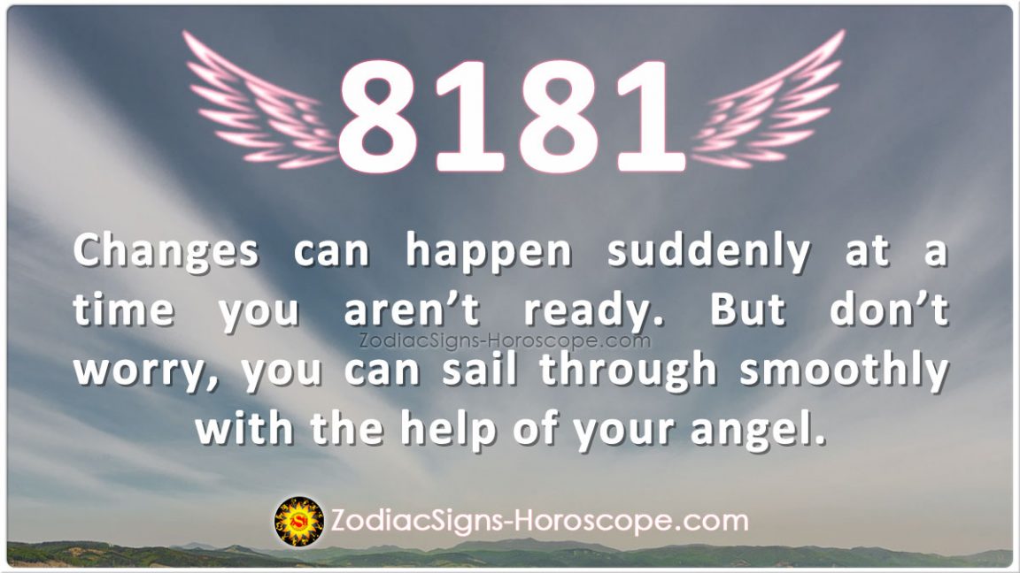 Angel Number 8181 Meaning: Change is Eminent | 8181 Angel Number