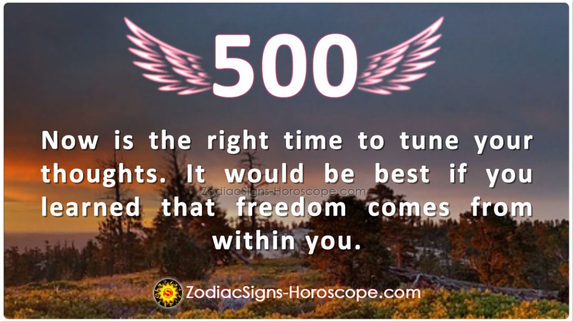 Angel Number 500 is a Safe Haven for Progress and Protection | ZSH