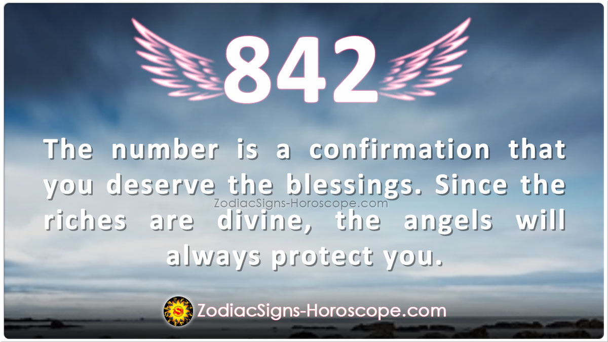 Nummer 842 betekent dat succes aan je deur klopt | ZSH