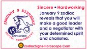 January 9 Zodiac (Capricorn) Horoscope Birthday Personality and Lucky ...