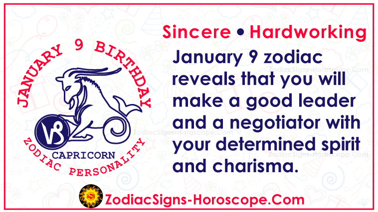 January 9 Zodiac (Capricorn) Horoscope Birthday Personality and Lucky ...