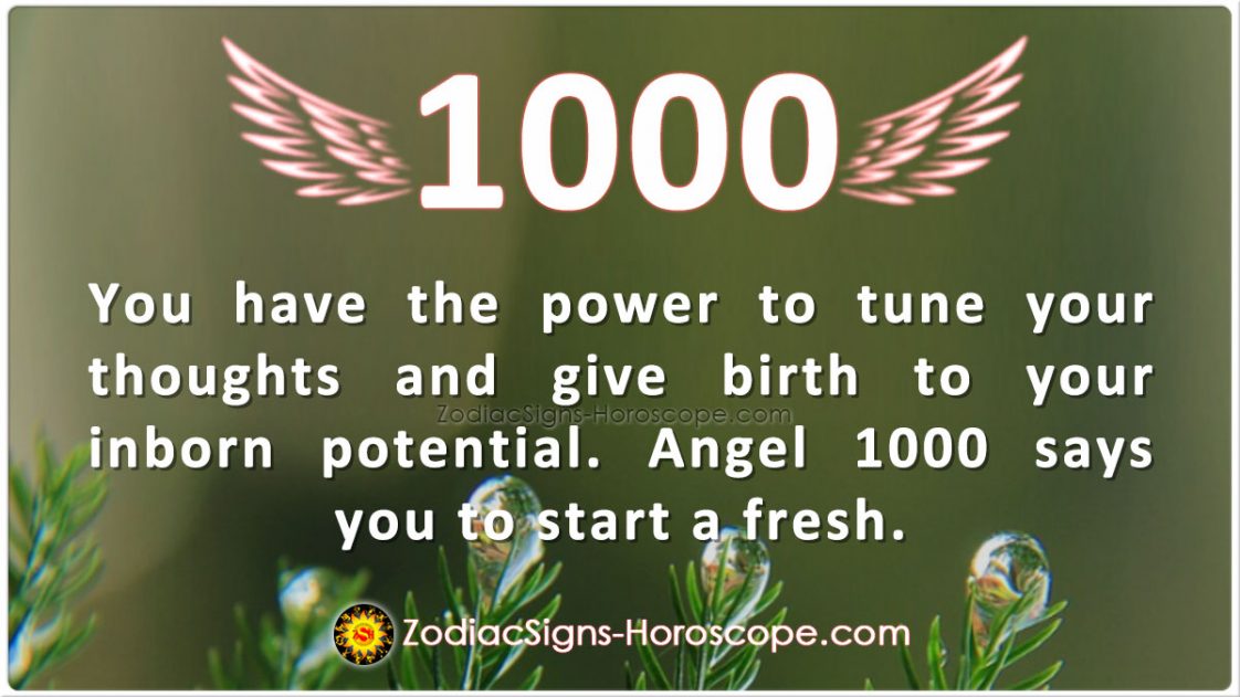 Angel Number 1000 Represents Grand and Meaningful Finishes | ZSH