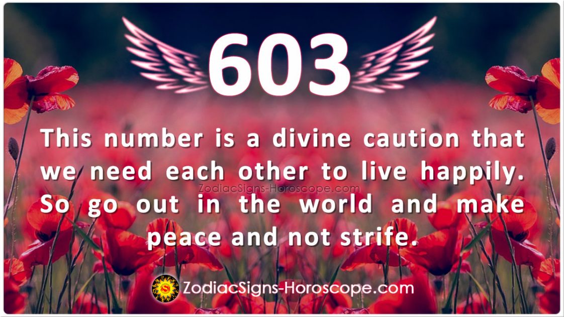 Angel Number 603 Meaning and Significance: Purify Your Heart | ZSH