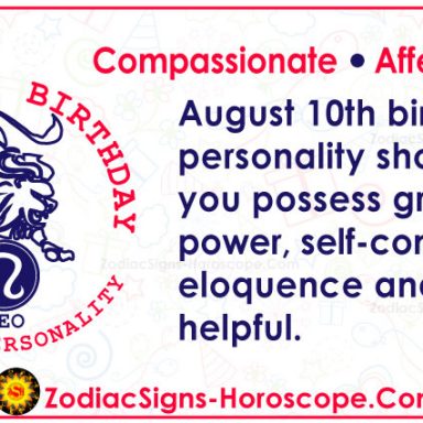 August 9 Zodiac – Full Horoscope Birthday Personality | ZSH