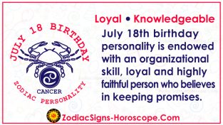 18 de julio Zodiaco (Cáncer) Horóscopo Cumpleaños Personalidad y cosas ...