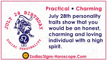 28 de julio Zodiaco (Leo) Horóscopo Cumpleaños Personalidad y cosas ...