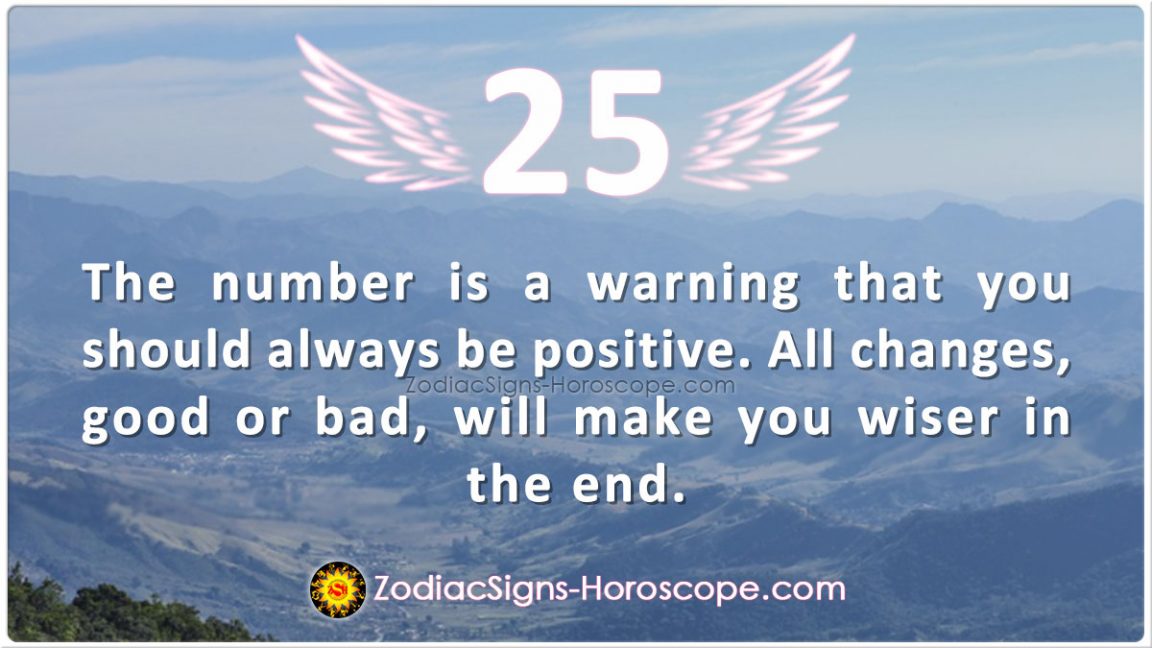 Angel Number 25 is a Warning that You should Always Be Positive | ZSH