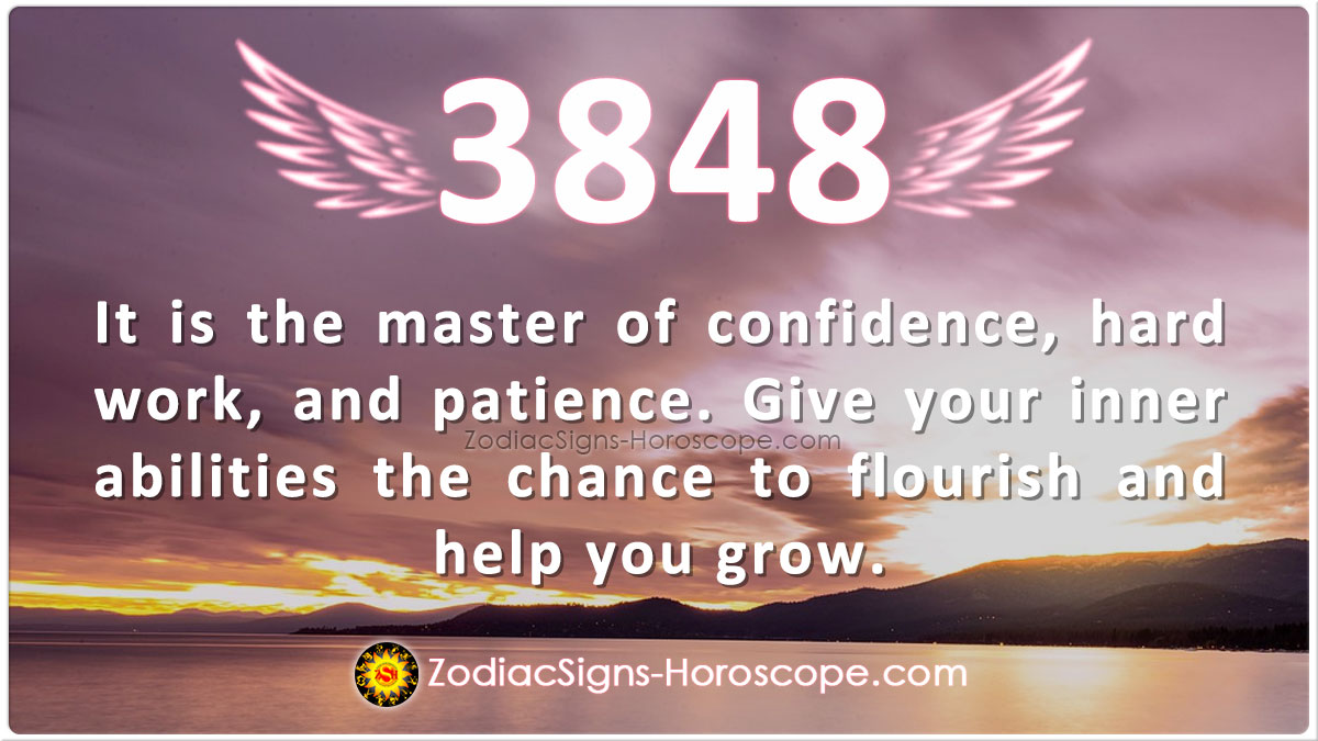 Angel Number 3848 is the Master of Confidence, Hard Work and Patience