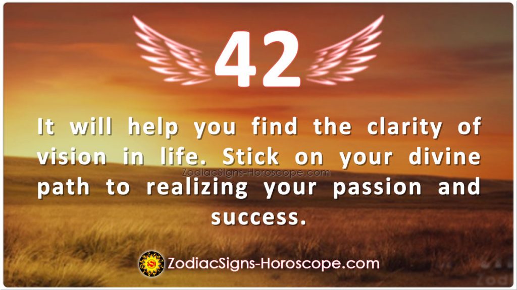 Angel Number 42 Will Help You Find The Clarity Of Vision In Life ZSH Angel Number 42 Will Help You Find The Clarity Of Vision In Life ZSH