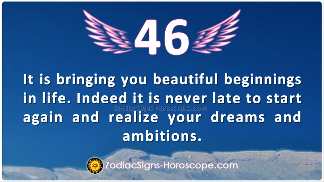 Angel Number 46 is Bringing You Beautiful Beginnings in Life | ZSH