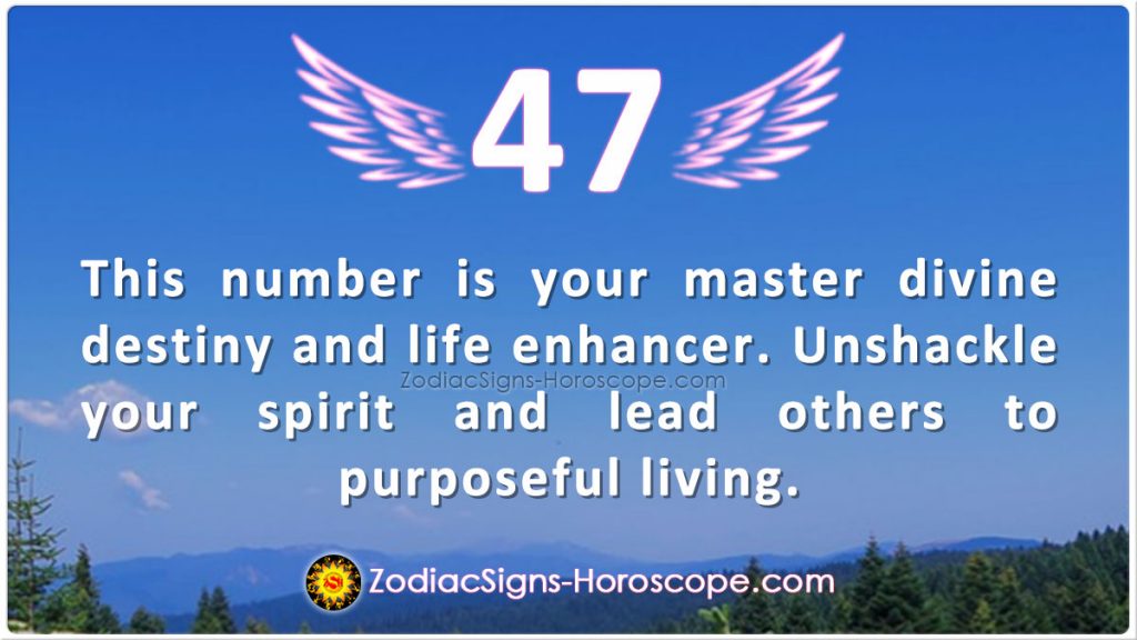 Angel Number 47 is Your Master Divine Destiny and Life Enhancer | ZSH