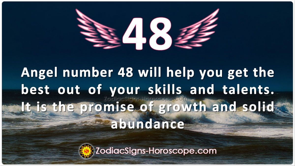 Angel Number 48 is the Promise of Growth and Solid Abundance | ZSH