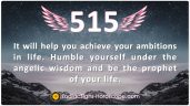 Angel Number 515 says Chart Your Course in Life and Be Your Prophet