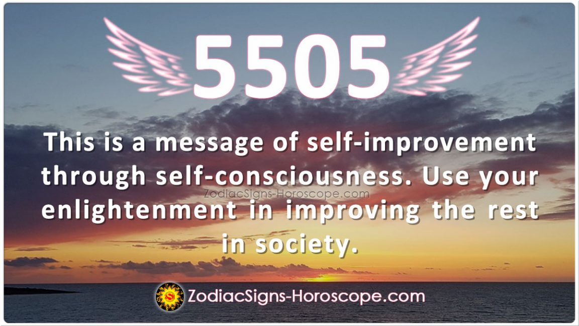 Angel Number 5505 Means Self-improvement through Self-consciousness