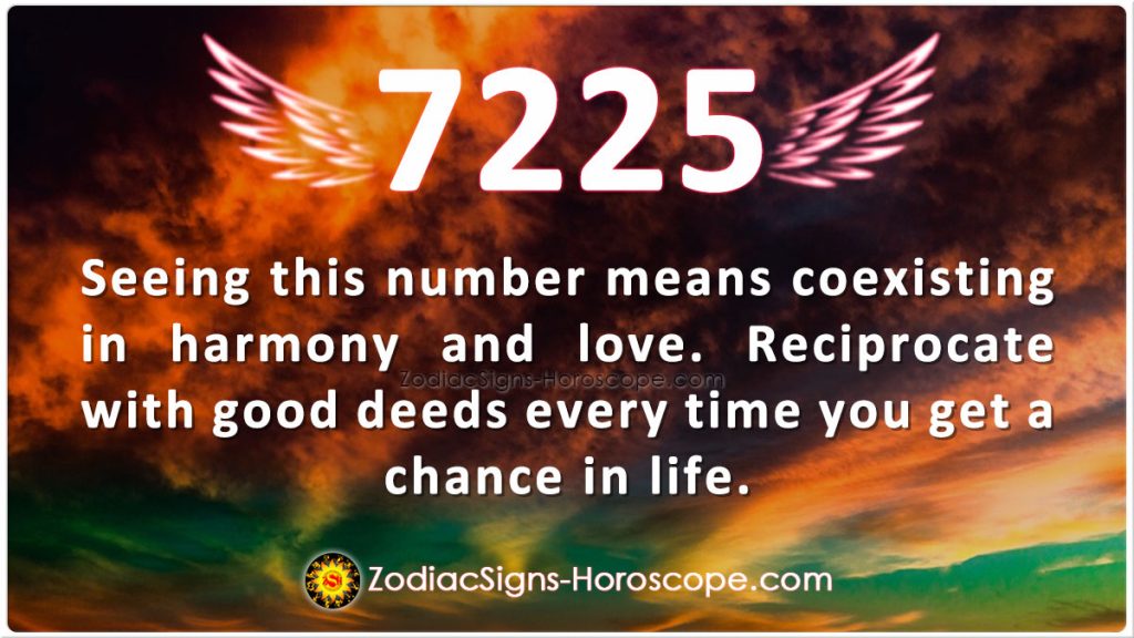 Angel Number 7225 Means Coexisting in Harmony and Love | ZSH