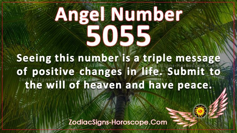 Angel Number 5055 is a triple message of positive changes in life | ZSH