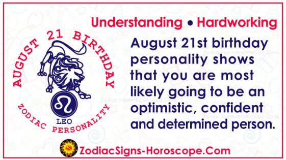 August 21 Zodiac (Leo) Horoscope Birthday Personality and Lucky Things ...