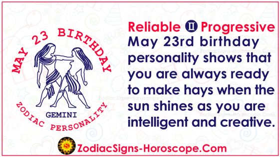 May 23 Zodiac (Gemini) Horoscope Birthday Personality and Lucky Things