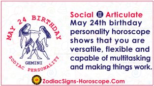 24 de maio Horóscopo do Zodíaco (Gêmeos) Aniversário Personalidade e ...