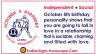 October 5 Zodiac (Libra) Horoscope Birthday Personality and Lucky ...