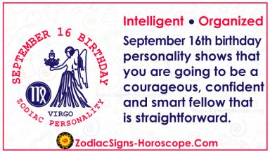Horóscopo del 16 de septiembre (Virgo) Personalidad y cosas que te ...