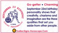 September 23 Zodiac (Libra) Horoscope Birthday Personality and Lucky ...