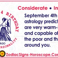September 5 Zodiac – Full Horoscope Birthday Personality | ZSH