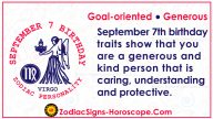 September 7 Zodiac (Virgo) Horoscope Birthday Personality and Lucky Things