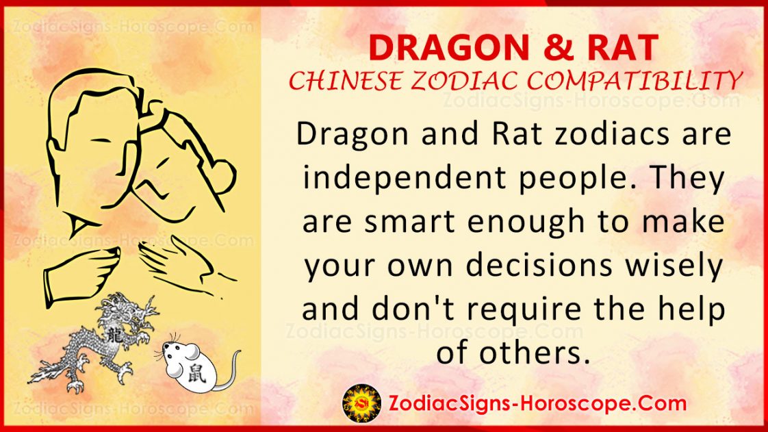 Dragon and Rat Chinese Zodiac Compatibility: Love and Relationship