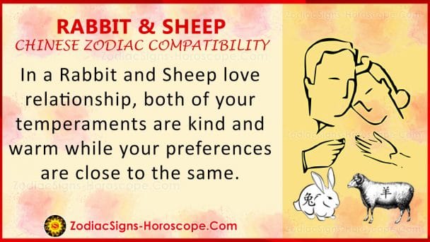 Rabbit and Sheep Chinese Zodiac Compatibility: Love and Relationship