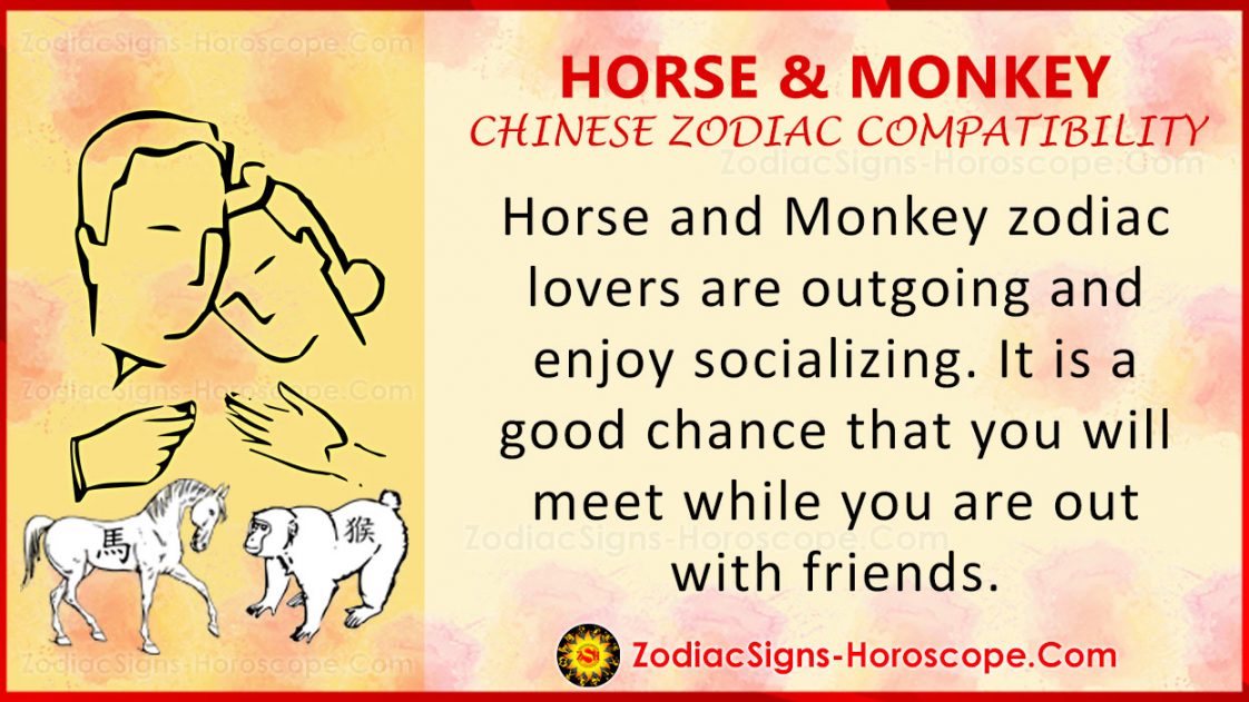Horse and Monkey Chinese Zodiac Compatibility: Love and Relationship