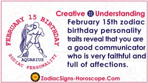 February 15 Zodiac (Aquarius) Horoscope Birthday Personality and Lucky ...
