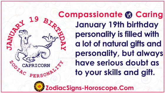 January 19 Zodiac (Capricorn) Horoscope Birthday Personality and Lucky ...