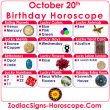 October 20 Zodiac (Libra) Horoscope Birthday Personality and Lucky Things