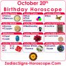 October 20 Zodiac (Libra) Horoscope Birthday Personality and Lucky Things