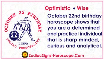 22 de octubre Zodiaco (Libra) Horóscopo Cumpleaños Personalidad y cosas ...