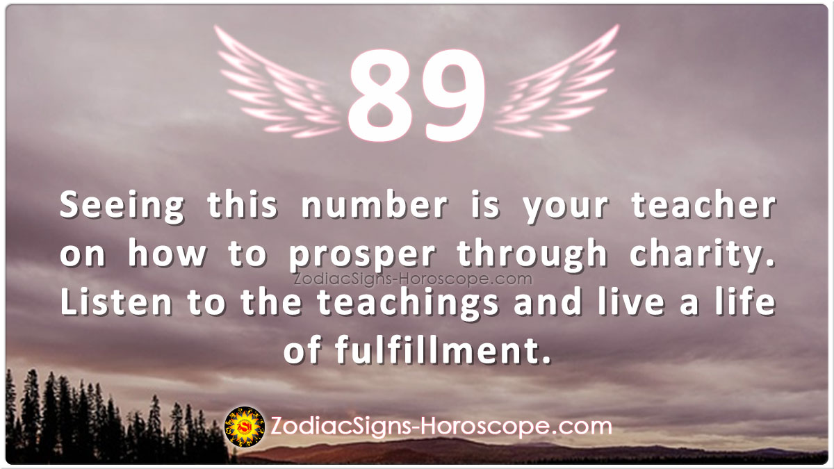 Angel Number 89 Meaning: Prosperity in Charity | 89 Angel Number | ZSH